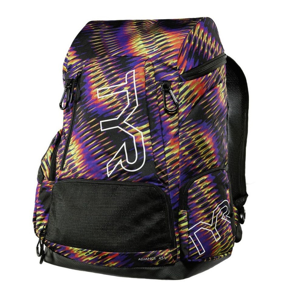 TYR Backpack Alliance 45L Evolve - Purple/Multi – goswim.ca